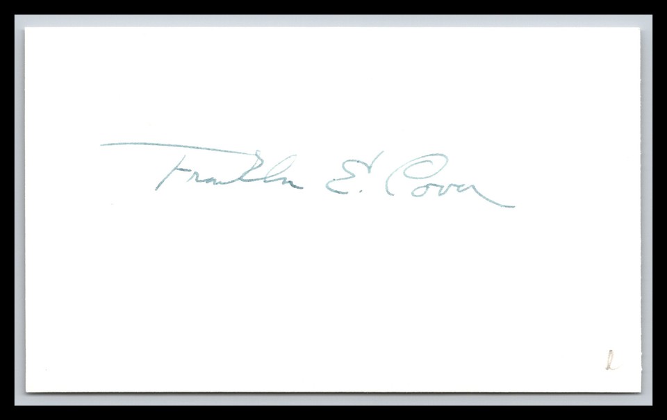 Franklin Cover - Actor - 3x5 Card - Signed / Autograph (e) | eBay