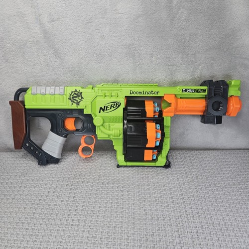 Nerf Zombie Strike Doominator Dominator 24 Dart Gun Blaster Zombie ...