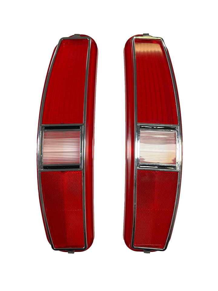 1970 1971 Ranchero Torino Wagon Taillight Lens Bezel & Gaskets Pair ...