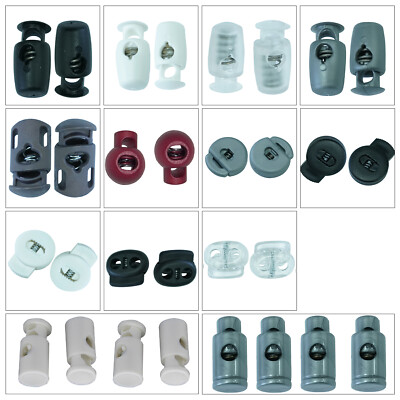 Plastic Cord Lock Toggles Clothes Laces Drawstring End Stopper ...
