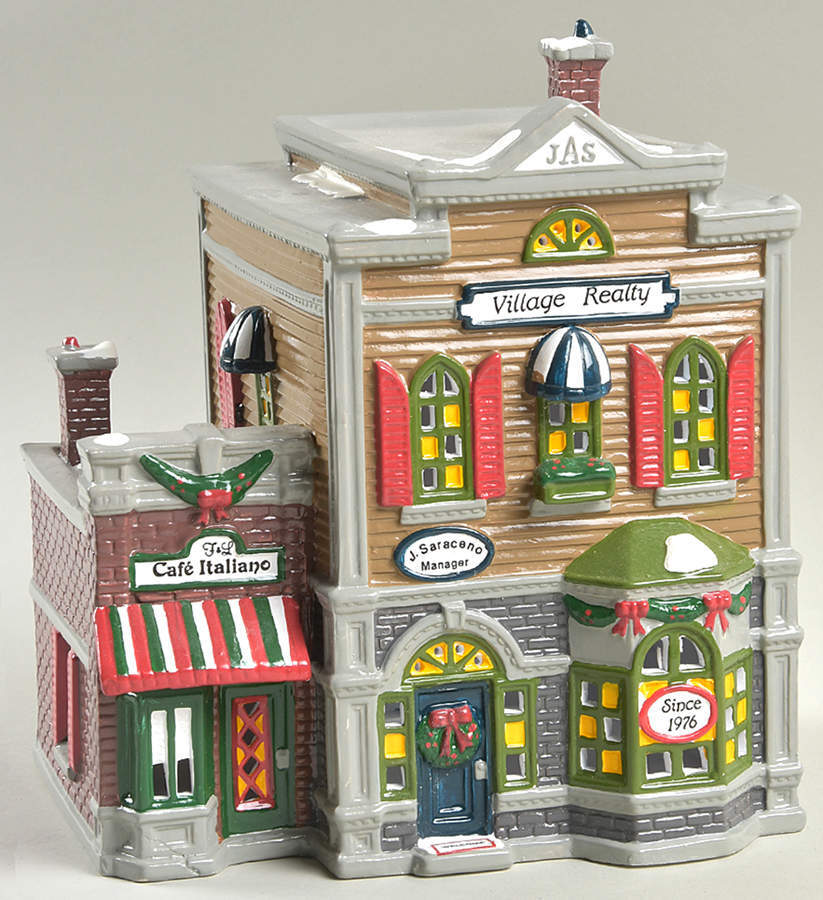 Department 56 Snow Village Village Realty - With Box Bx337 2321606 | eBay