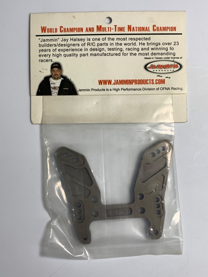 OFNA JAMMIN Front Shock Stay x1x-cr 7075 CNC 4mm PN:40565 NEW OLD STOCK ...