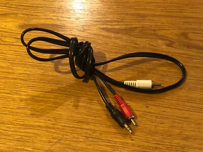 Mini Stereo Jack To 2x Mono RCA Phono Cable - 144cm | eBay UK