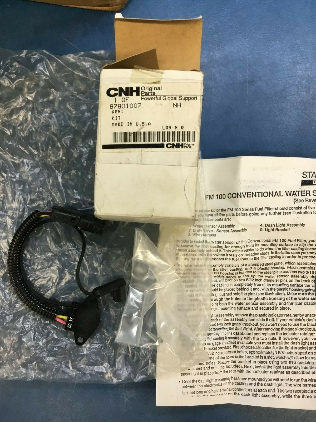 Water Sensor for Fuel Separator Assembly Case IH New Holland Ford ...