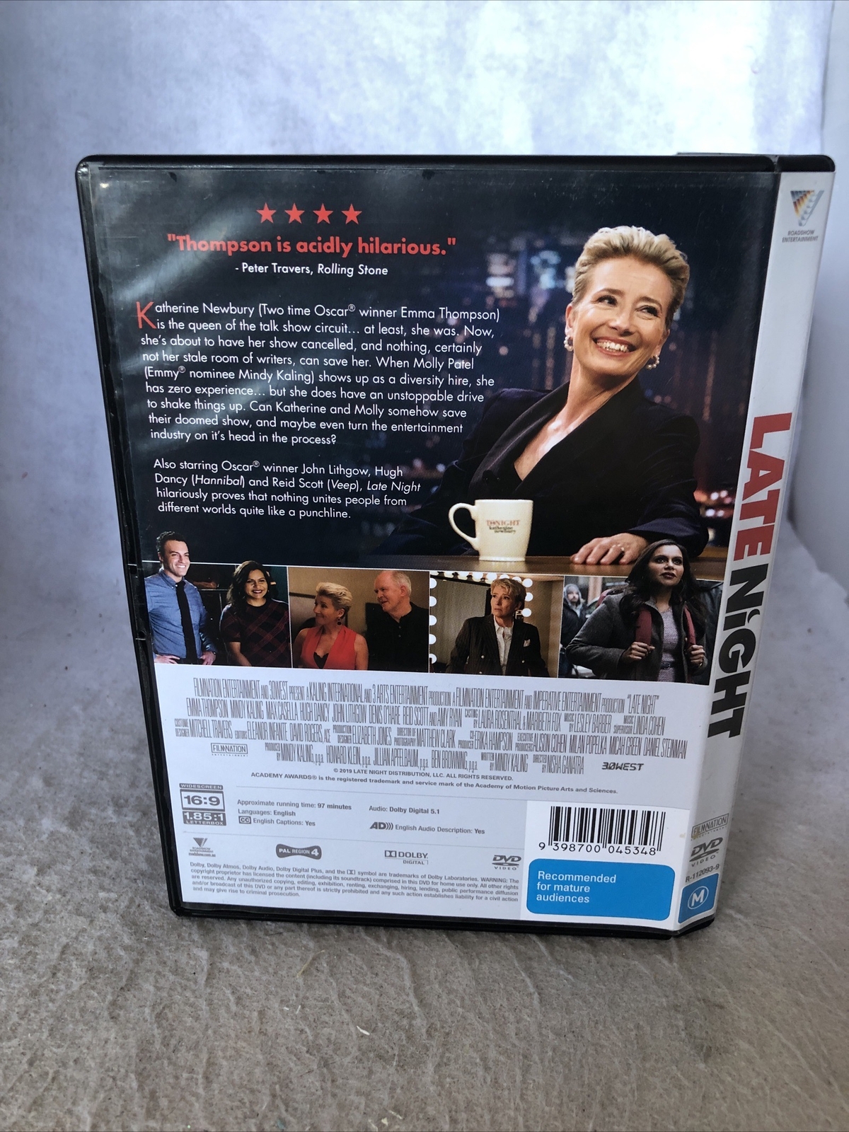 Late Night (DVD, 2019) VGC. Free Shipping REGION.4 9398700045348 | eBay