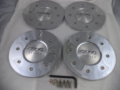 MB Motorsports Wheels Chrome Custom Wheel Center Caps # BC-336 (4 CAPS ...