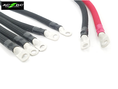 # 2 Awg HD Golf Cart Battery Cable 7 Pc BRAIDED Kit CLUB CAR DS IQ U.S ...