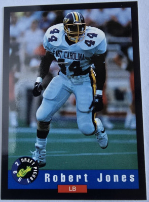 Robert Jones, 1992 Classic Draft Picks Rookie, Linebacker, Card # 92 | eBay