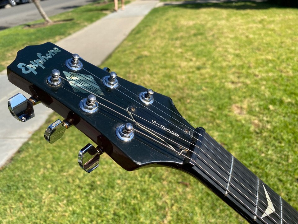 1988 - 1989 Epiphone Spotlight Nouveau Ebony Fingerboard w/ Fender ...