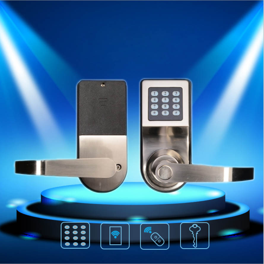 Digital Electronic Code Door Lock Key ID Card Remote Control Security ...