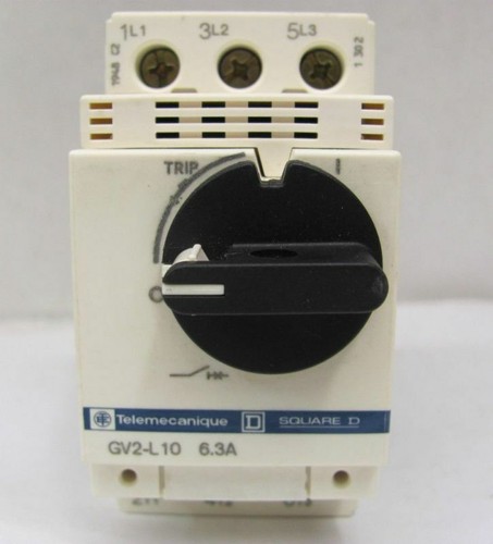 TELEMECANIQUE GV2-L10 SQUARE D CIRCUIT BREAKER 6.3A 690V 50/60Hz NEW | eBay