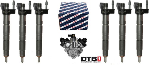 6x Austausch Injektor 0445116024 7805428 + Hochdruckpumpe 0445010617 ...