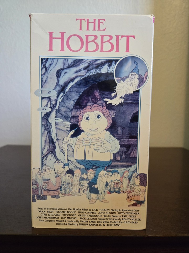 The Hobbit (VHS, 1991) JRR TOLKEIN Animated CIB RARE FAST SAME DAY ...