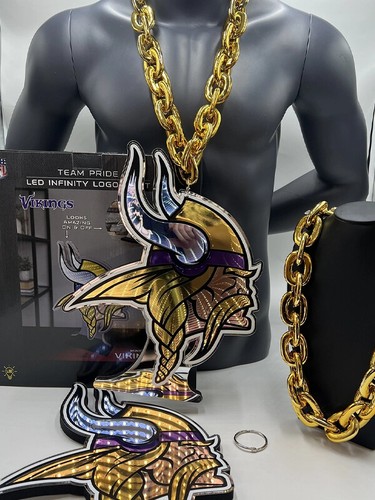 Minnesota Vikings LED Infinity Light Up Chain- Gold Chain | eBay