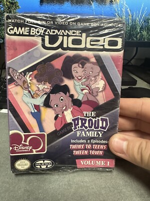 GBA Video Proud Family Volume 1 Nintendo Game Boy Advance New Complete ...