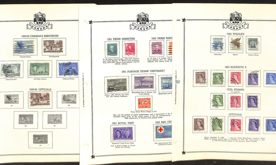 Canada Stamp Collection in Minkus Specialty Album, 1851-1982 | eBay