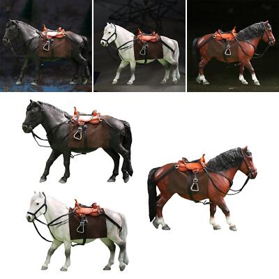 1/12 Scale Horse Model Collectible Ornaments Miniature Horse Figurine ...