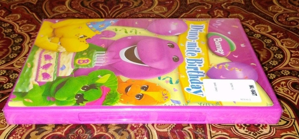 Barney Dino-Mite Birthday DVD 2007 Sealed New COMPLETE All INSERTS RARE ...