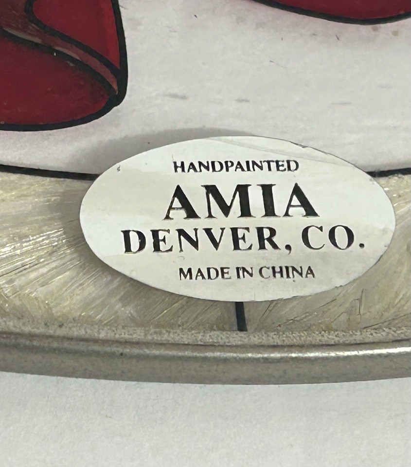 AMIA Studios Glass Suncatcher Motorcycle Stars Stripes Americana Biker | eBay