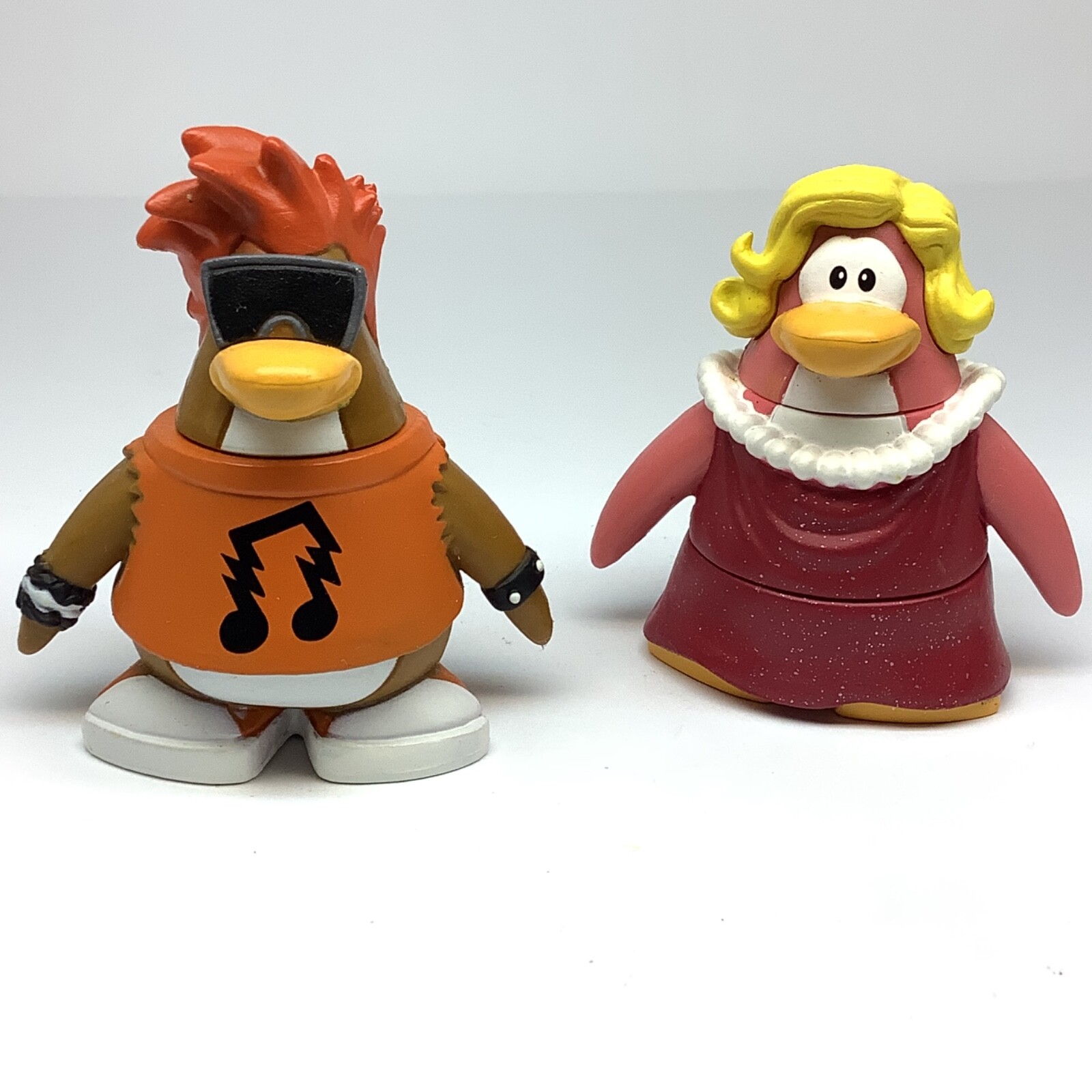 Disney Club Penguin Mix 'N Match Rockstar And Ruby Figures | eBay