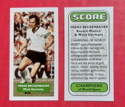 WEST GERMANY - BAYERN MUNICH - FRANZ BECKENBAUER - Score UK football ...