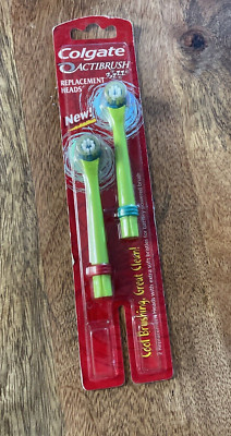 💥Colgate Actibrush BZZZ Replacement Toothbrush Heads 2 Pack~ Extra Soft ...