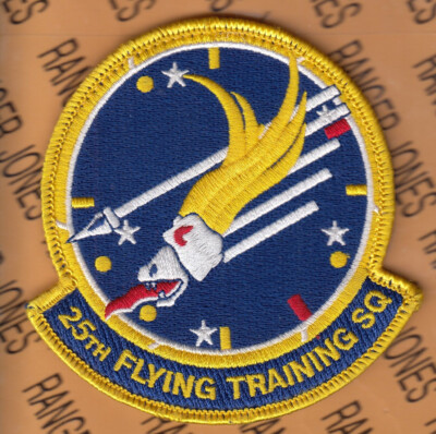 USAF Air Force 25th Flying Training Sq FTS w/ Hook ~4" patch m/e | eBay