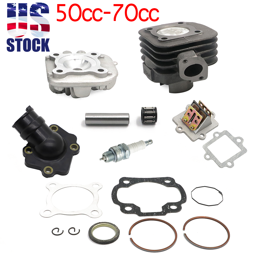 Big Bore 50cc-70cc Top End Cylinder Kit For Polaris Predator Scrambler ...