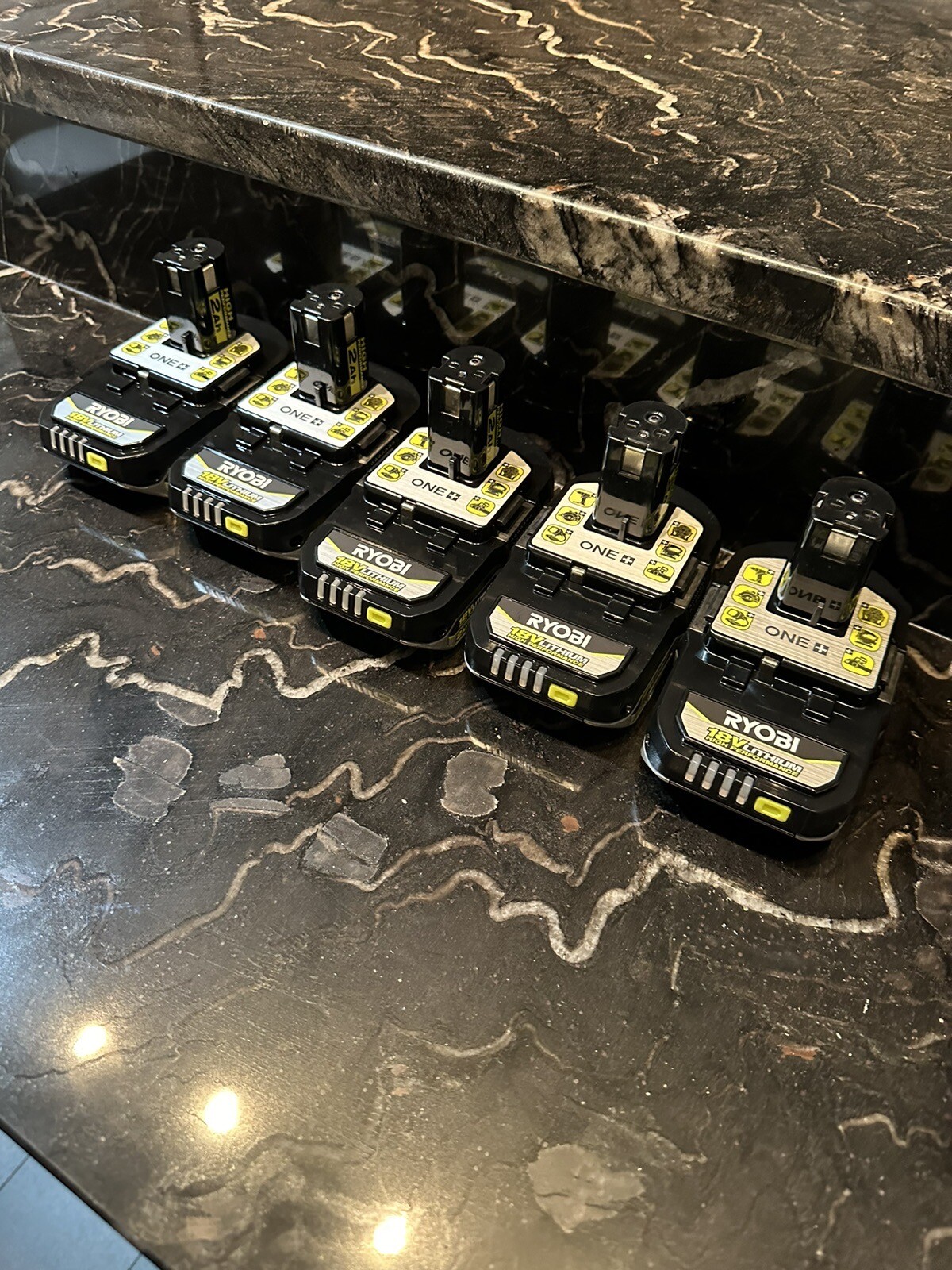 Ryobi One 2 Ah 2AH 2.0 18v Battery - PBP003 5 Pack New Two Free Tool ...