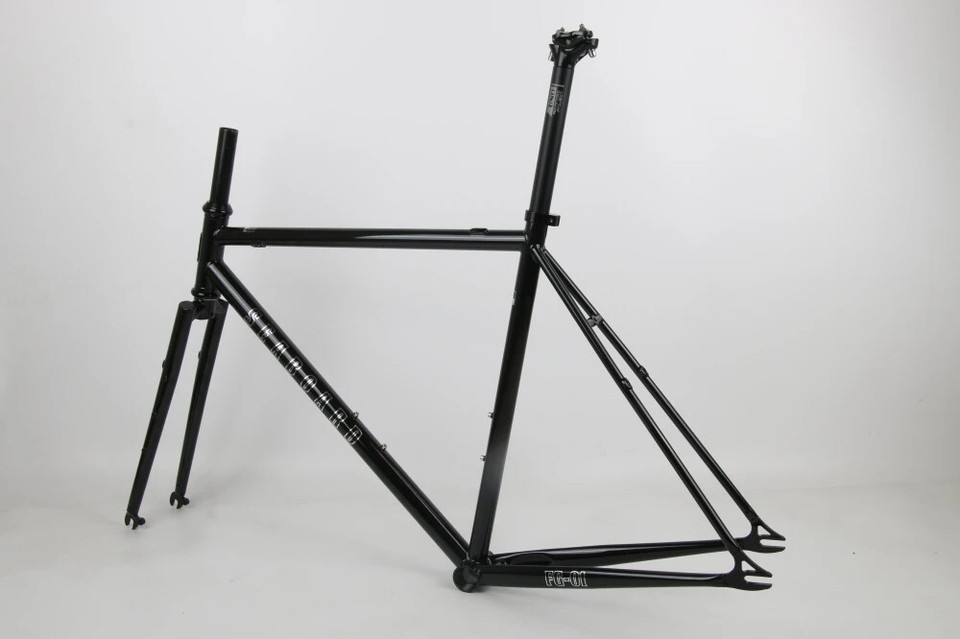 Off-road Bicycle Frameset 700C Single Speed V-brake Road Bicycle Frame ...