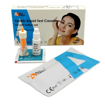5 x FERRITIN ALLTEST IRON Home Test Kit - Low Iron Levels & Anaemia ...