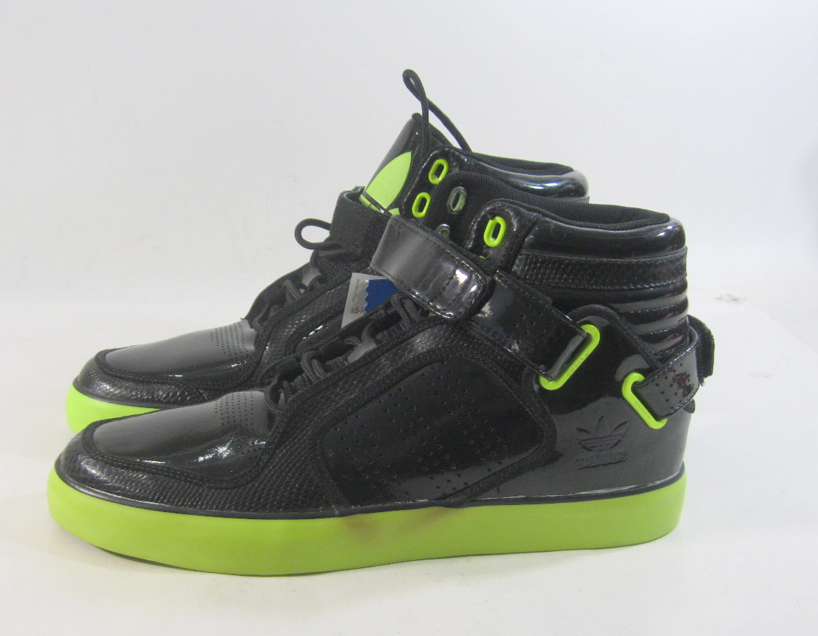 NEW Mid Rise Shoes Adidas Black Green G21528 Men Shoes Size 8.5 | eBay