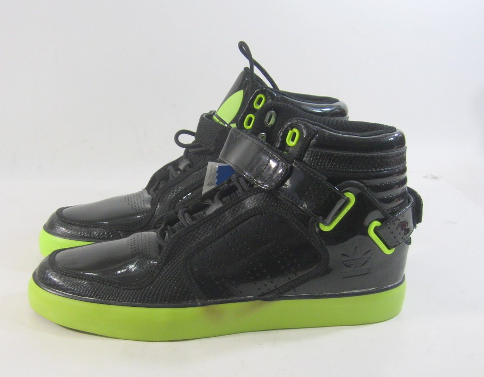 NEW Mid Rise Shoes Adidas Black Green G21528 Men Shoes Size 8.5 | eBay