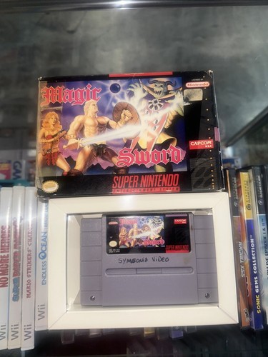 1992 vintage Super Nintendo MAGIC SWORD SNES Game and box only | eBay