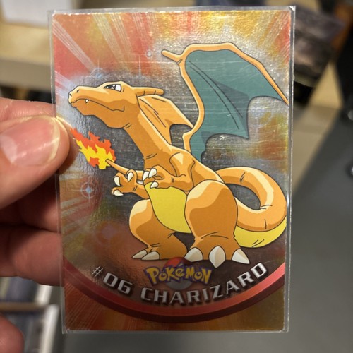 1999 Topps Pokemon TV Animation Edition Charizard #06, Black Label, Non ...