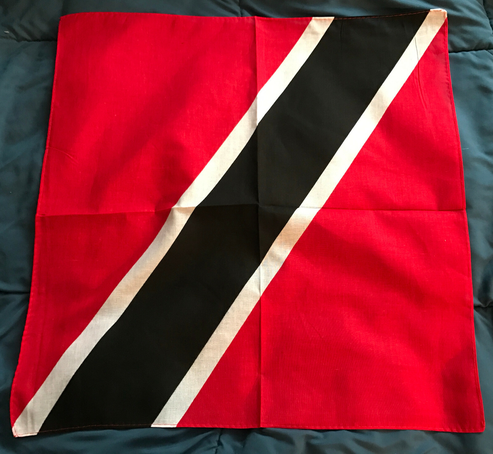 YOU GET 2 TRINIDAD BANDANA FLAG PRIDE HEAD SCARF STYLE DURAG HAIR FACE ...