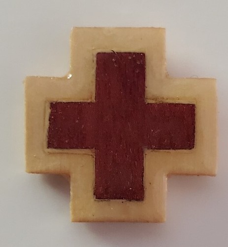 American Red Cross ARC Pin Badge Maryland Sid Snook Wood Epoxy RARE #1 ...
