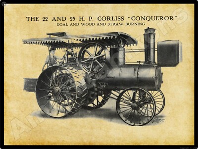 Robinson Conqueror Engine NEW Metal Sign - 24"x30" USA STEEL XL Size 7 ...