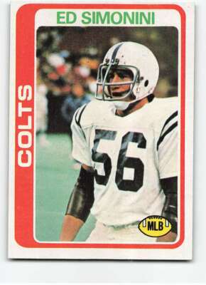 1978 Topps #325 Ed Simonini EX Excellent Colts 115137 | eBay