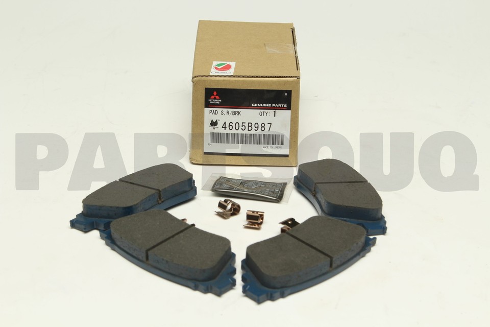4605B987 Genuine Mitsubishi PAD SET,RR BRAKE | eBay