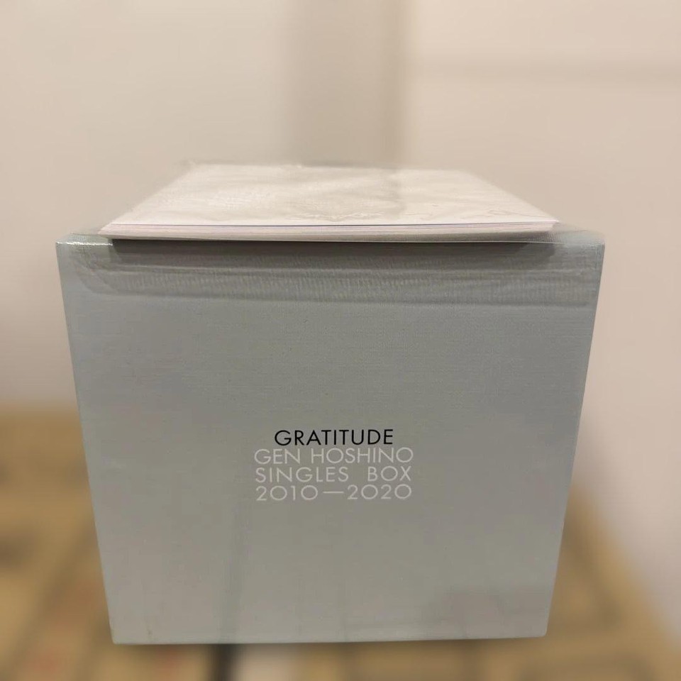 Gen Hoshino Gratitude Singles Box 2010-2020 CD/DVD Set No Bonus Disc ...