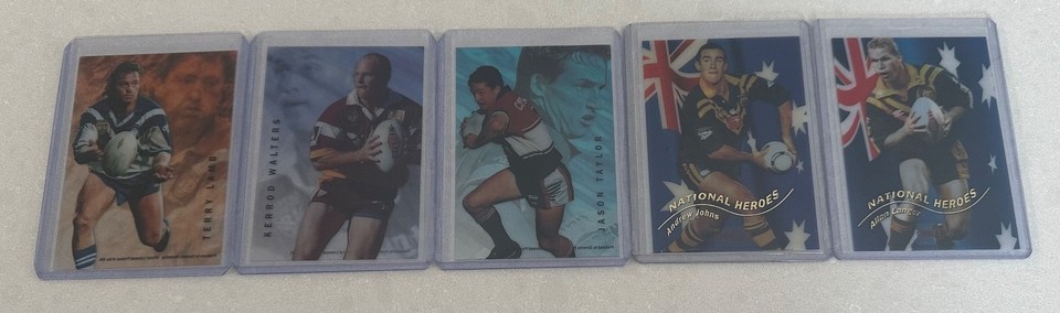 no reserve lot of 20 arl nrl rugby league cards rare gold traders ...