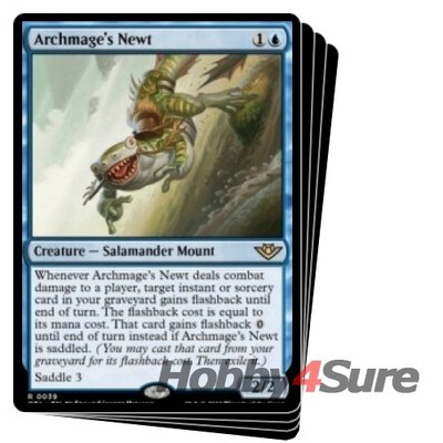 Archmage's Newt X4 M/NM Magic: The Gathering MTG Outlaws Of Thunder ...