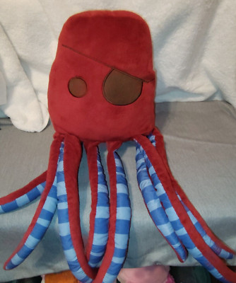 Circo Pirate Octopus Pillow Plush 24" Eye Patch Stuffed Animal Toy ...