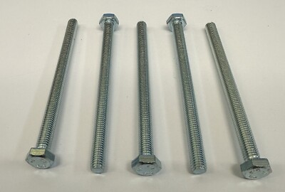 M8, LONG, Hex Sets/Bolts, Fully Threaded, BZP, Metric, 8.8 High Tensile ...