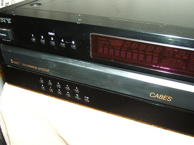 SONY CDP-CA8ES 5 Disc CD Changer Player | eBay