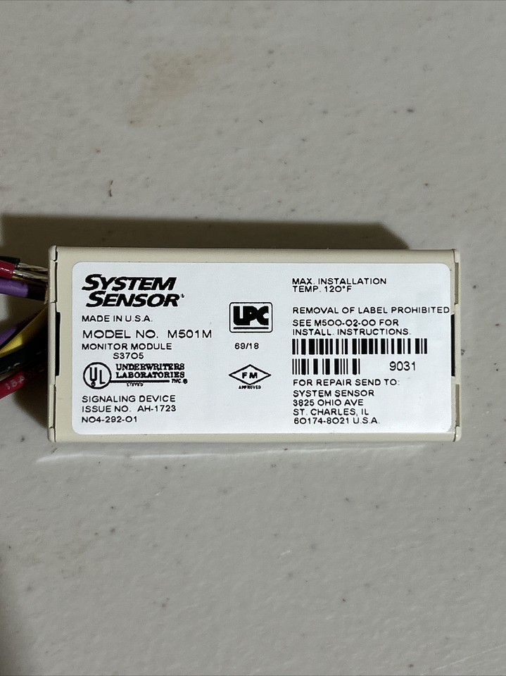 Mini Monitor Module, System Sensor #M501M | eBay