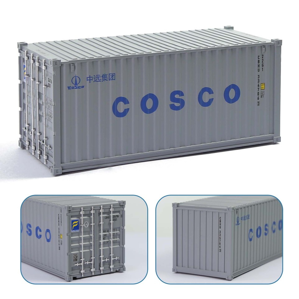 Evemodel O Scale 20ft Shipping Container 20' Cargo Box for Model ...