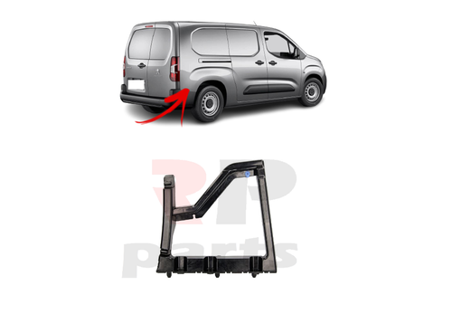 FOR PEUGEOT PARTNER BERLINGO LONG 18-21 NEW REAR BUMPER SIDE HOLDER ...