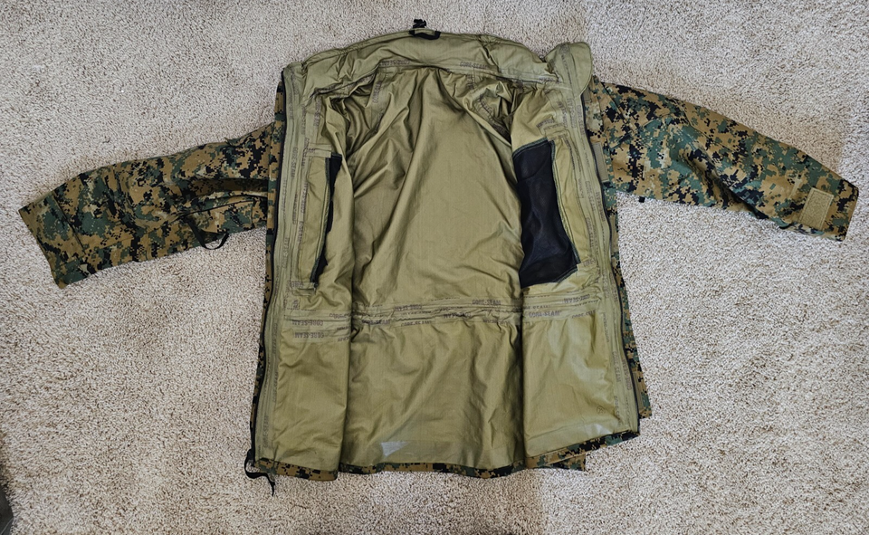 *New* USMC Woodland MARPAT Parka Jacket – Gore-Tex – Large Regular ...